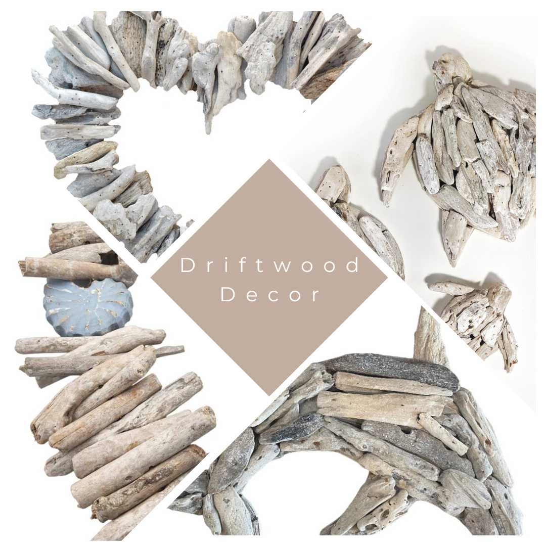 Driftwood wall decor beachy collection
