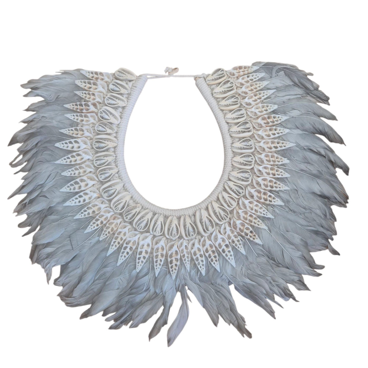 Coastal Chic Feather Shell Wall Hanging Décor
